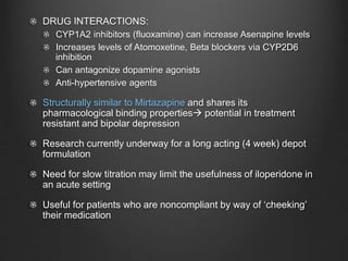 Newer atypical antipsychotic agents | PPTX