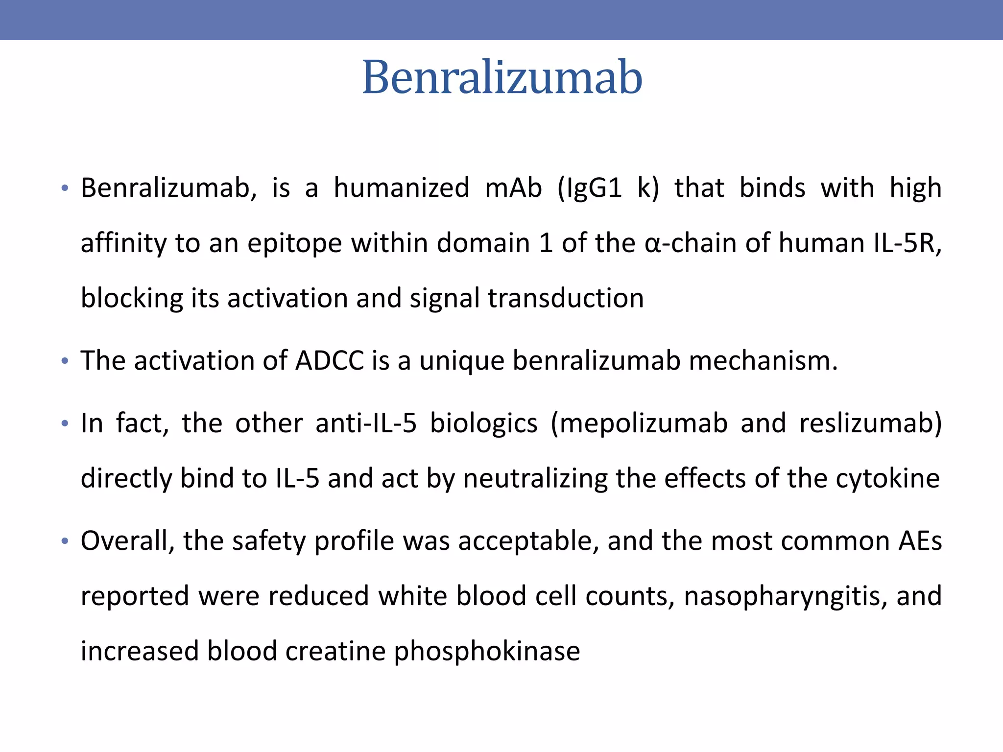 Newer biologics in asthma | PPTX