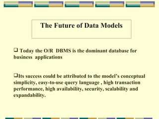 Newer datamodels roxane3 | PPT | Databases | Computer Software and Applications