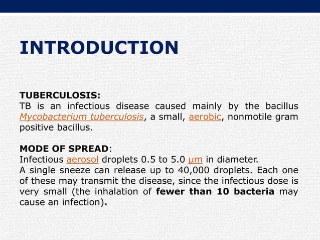 Newer diagnostic methods for tuberculosis | PPTX