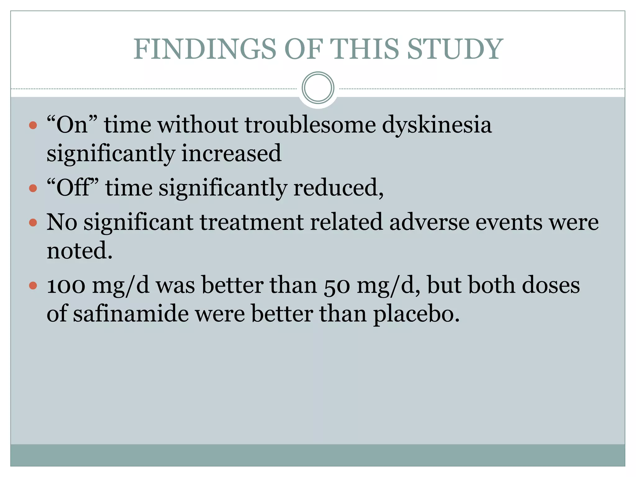Newer drugs for the treatment of motor symptoms of Parkinson's Disease ...