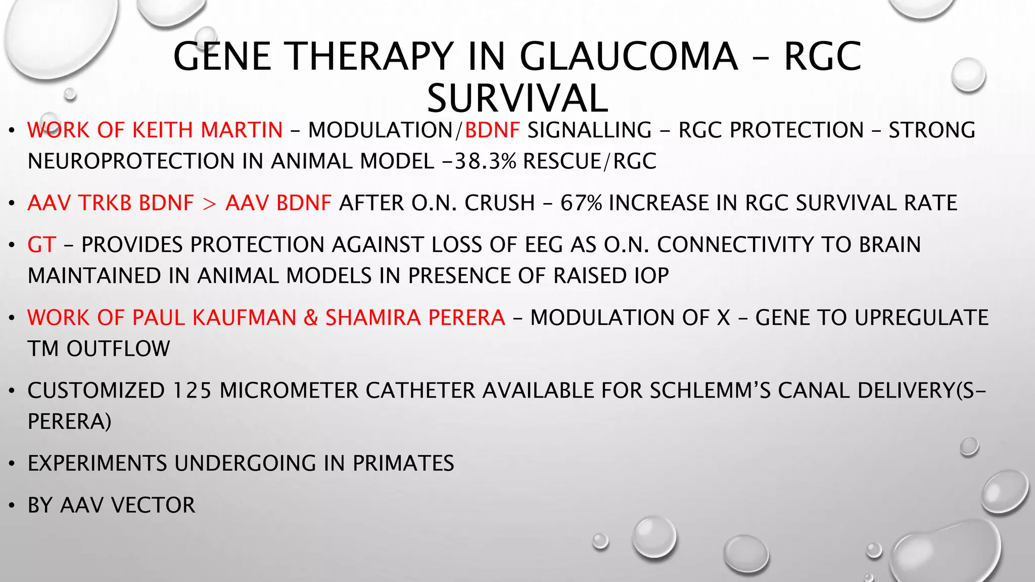 Newer drugs in management of glaucoma | PPTX
