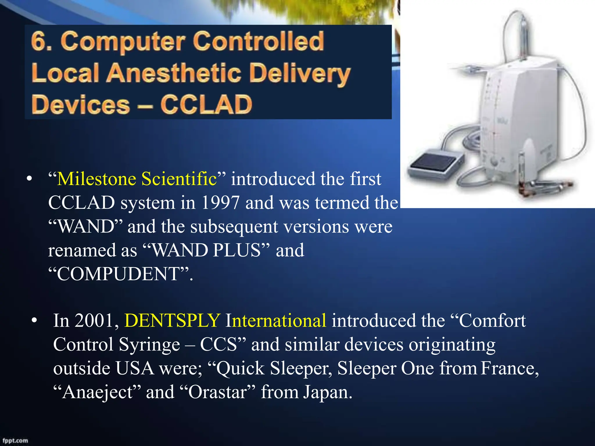 Newer LA Technique recent advances in local Anaesthesia | PPTX