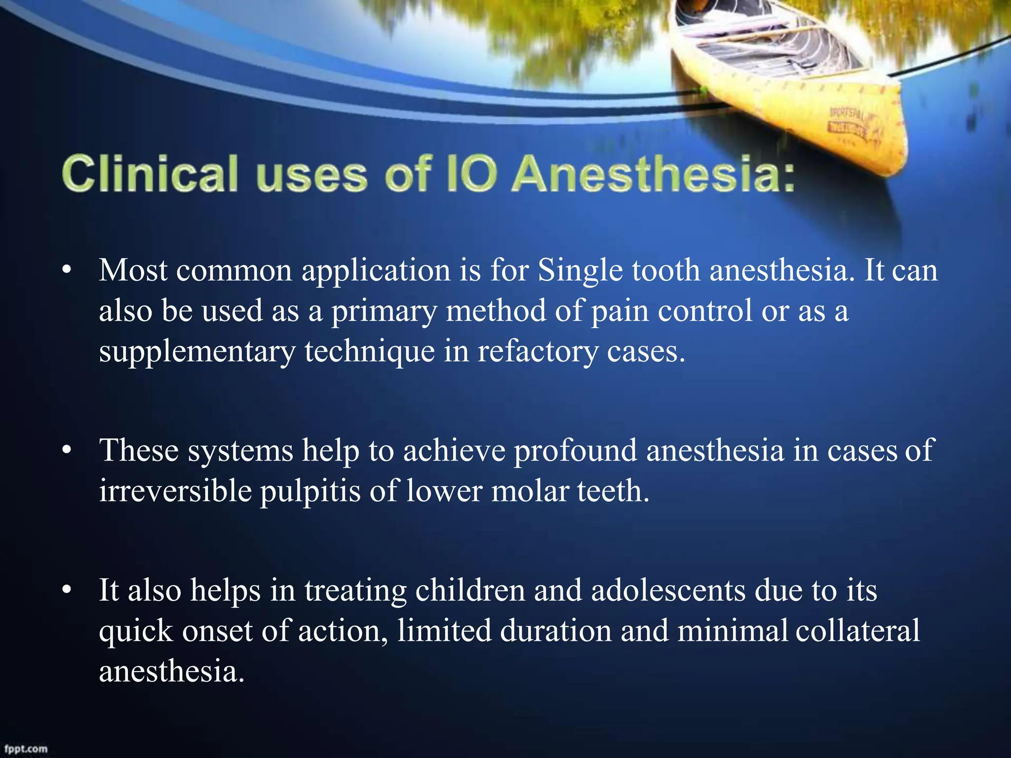 Newer LA Technique recent advances in local Anaesthesia | PPTX