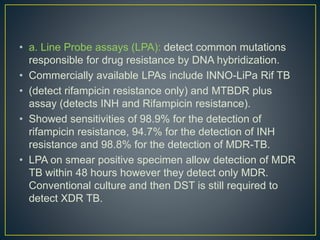 Newer methods in diagnosis of tuberculosis in children | PPTX