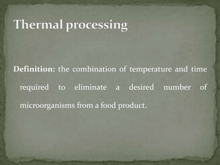 Newer methods of thermal processing | PDF