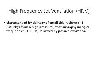Newer modes of mechanical ventilation | PPTX
