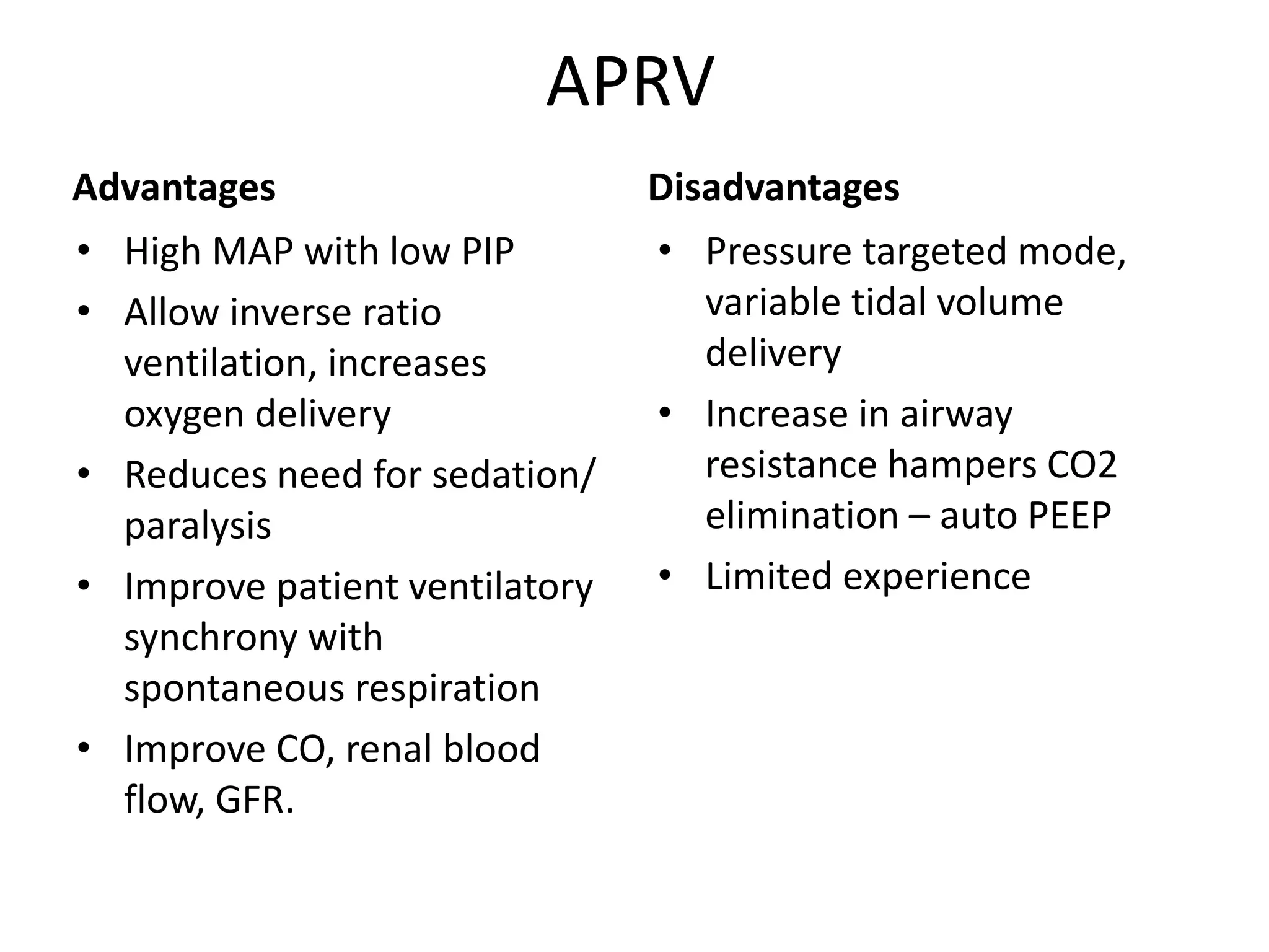 Newer modes of ventilation | PPTX