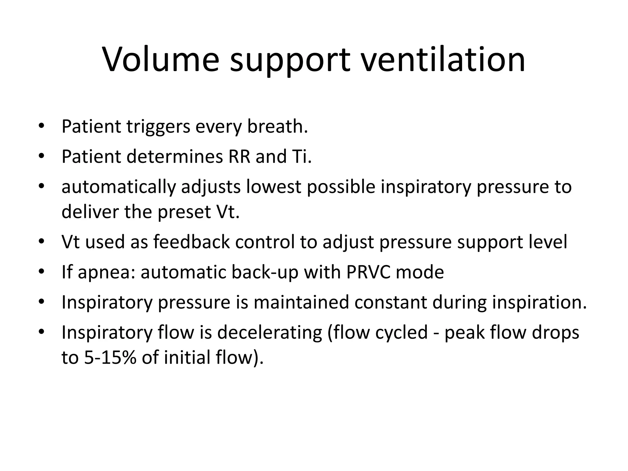Newer modes of ventilation | PPTX