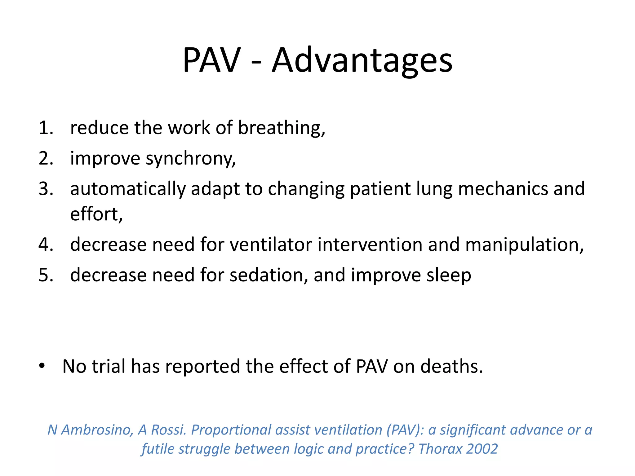 Newer modes of ventilation | PPTX