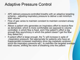 Newer modes of Ventilation.ppt