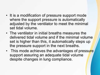Newer modes of Ventilation.ppt