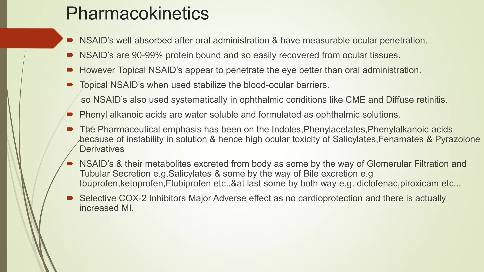 Newer nsaid's, intravitreal, immunosuppressant, fibrin | PPTX