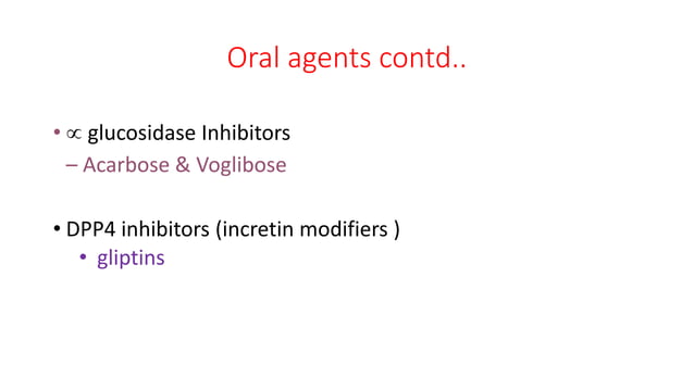 NEWER OHAs & ADA 2020 GUIDELINES FOR DIABETES CARE | PPTX