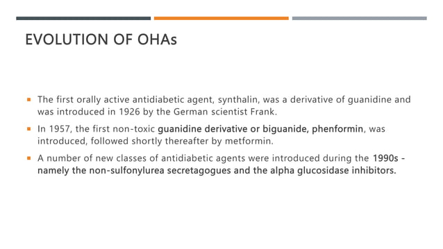 NEWER OHAs AND NEWER INSULIN.pptx | Diabetes | Diseases and Conditions