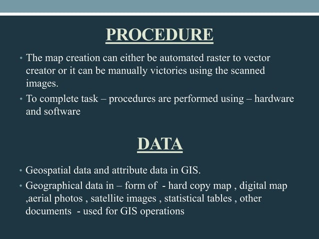 GEOGRAPHICAL INFORMATION SYSTEMS | PPT