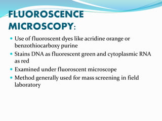 Newer techniques in laboratory diagnosis of malaria | PPTX