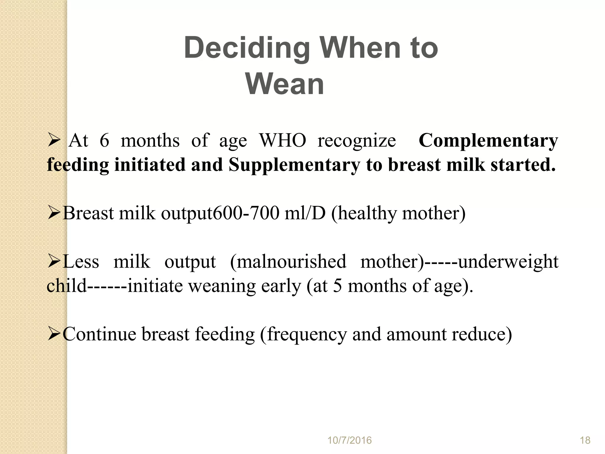 infant foods, weaning foods, malted foods, and malted milk foods | PPTX