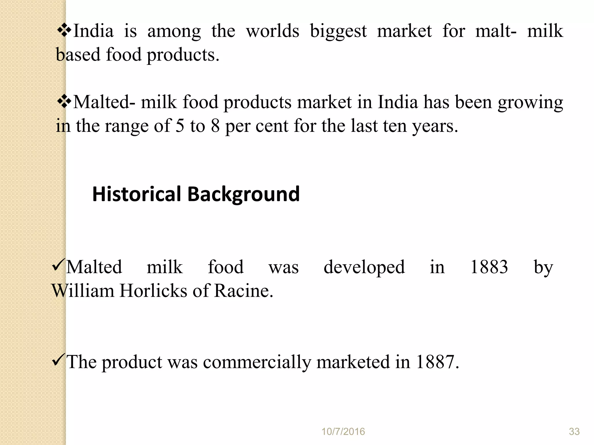 infant foods, weaning foods, malted foods, and malted milk foods | PPTX