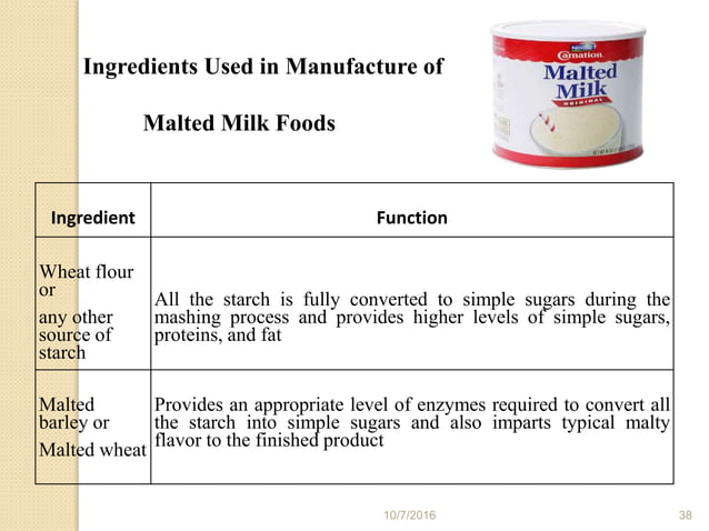 infant foods, weaning foods, malted foods, and malted milk foods | PPTX