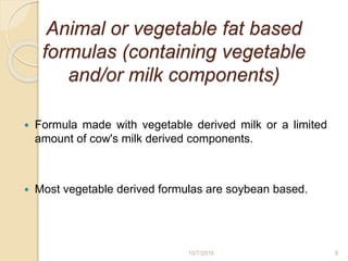 infant foods, weaning foods, malted foods, and malted milk foods | PPTX