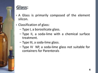 Newer trends in parentaral packaging | PPT