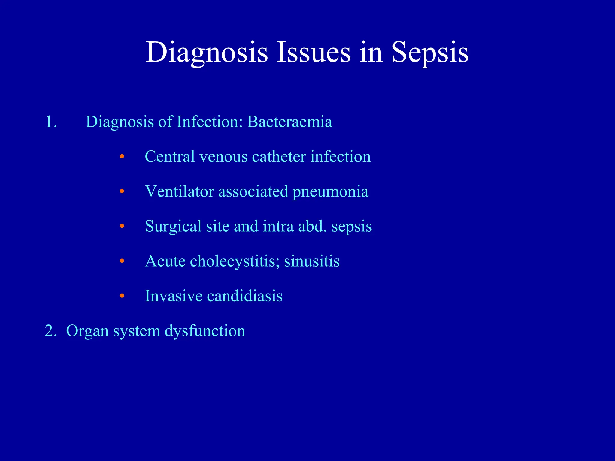 Newer Trends in Sepsis and Septic Shock | | PPT