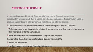 comaprison of newer WAN technology and traditional WAN technologies .pptx