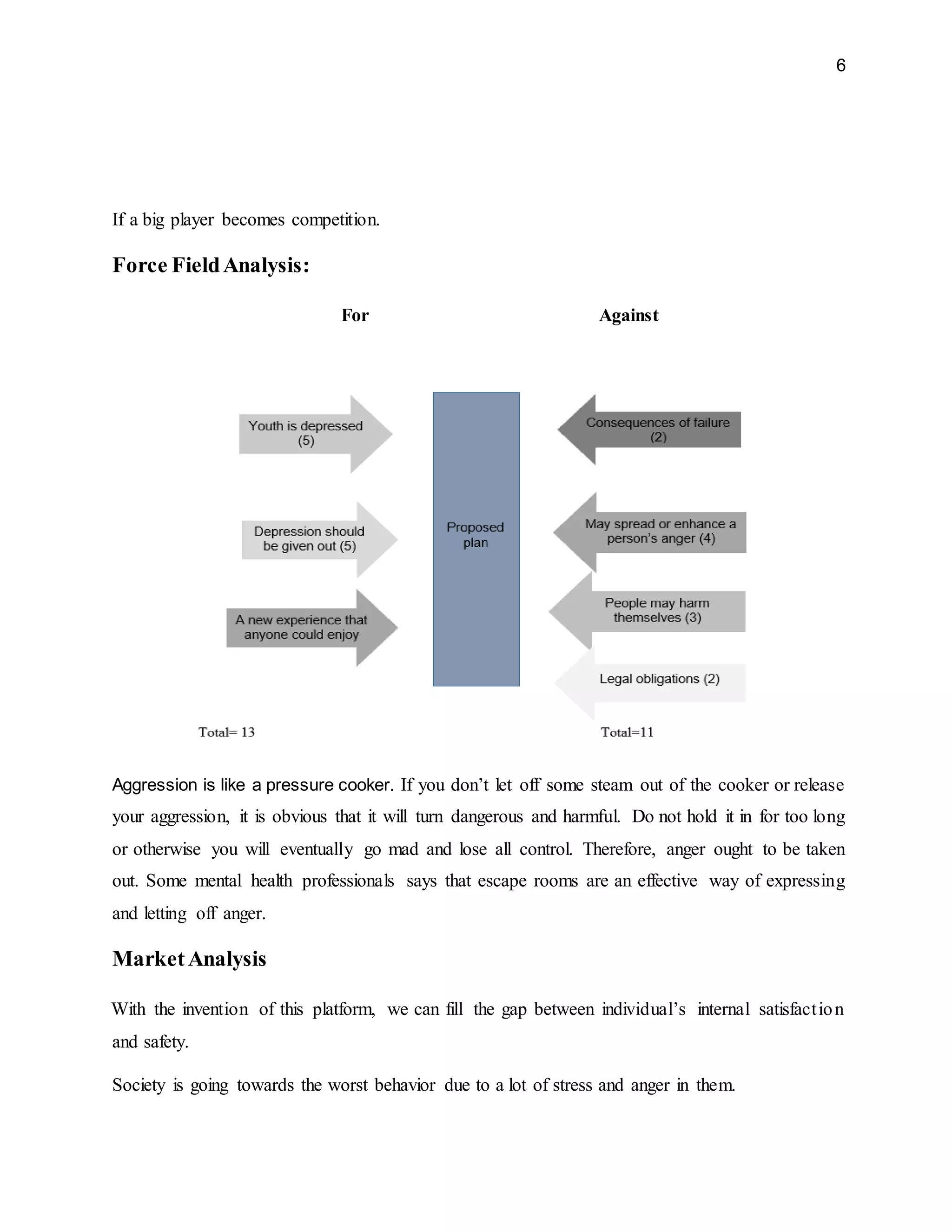 Escape room business plan | DOCX | Mental Health | Diseases and Conditions