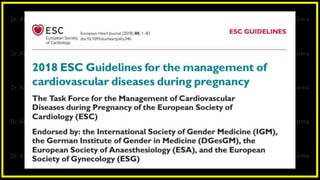 New ESC guideline on cardiovascular disease in pregnancy | PPTX