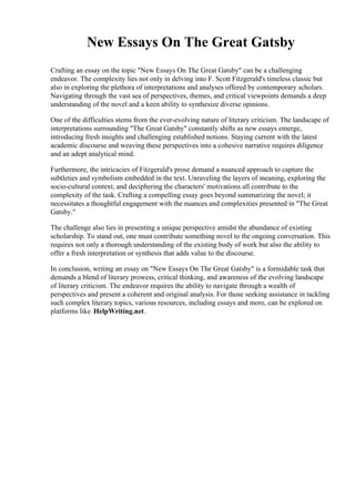 New Essays On The Great Gatsby.pdf