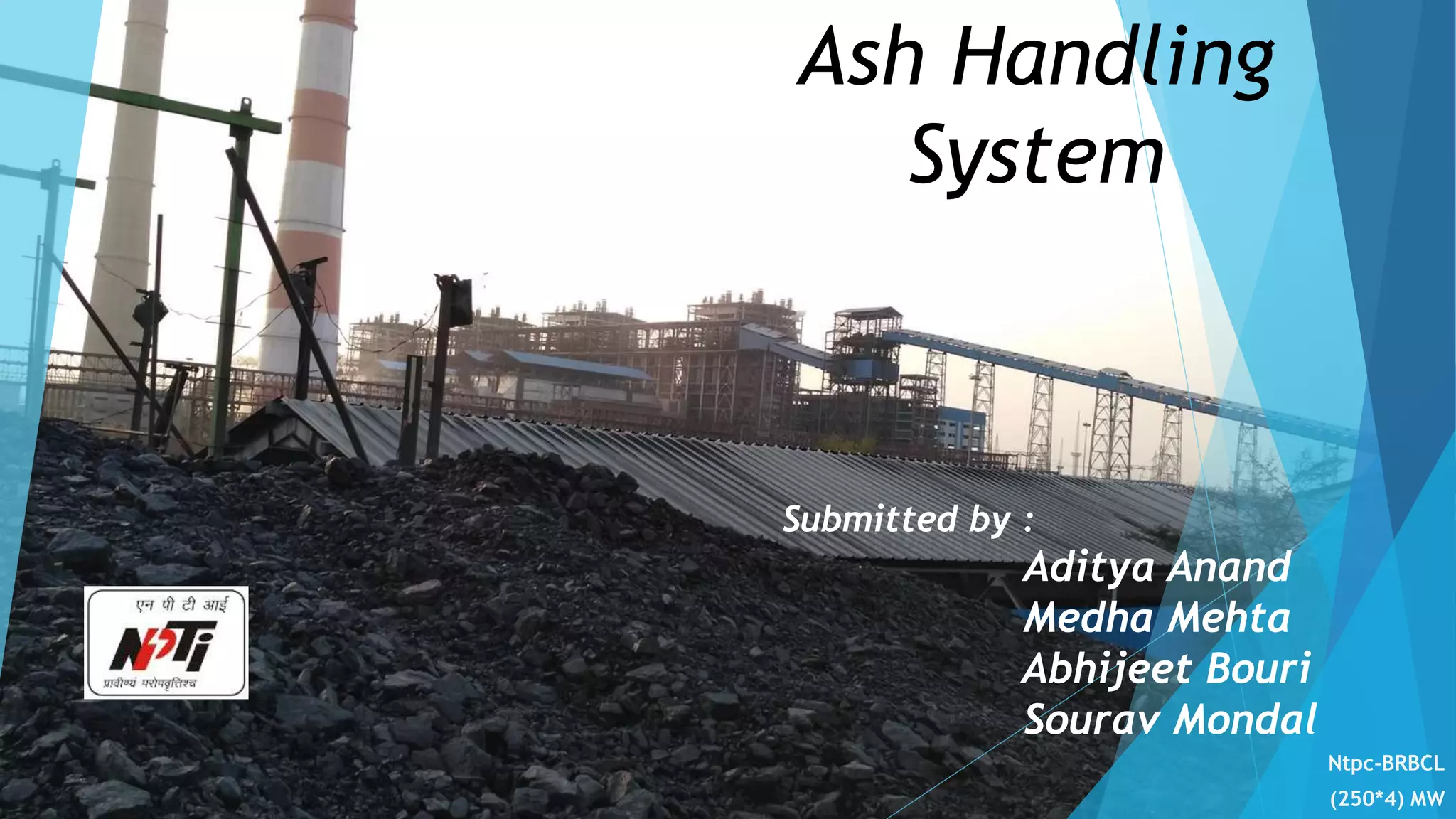 ASH HANDLING PLANT | PPTX