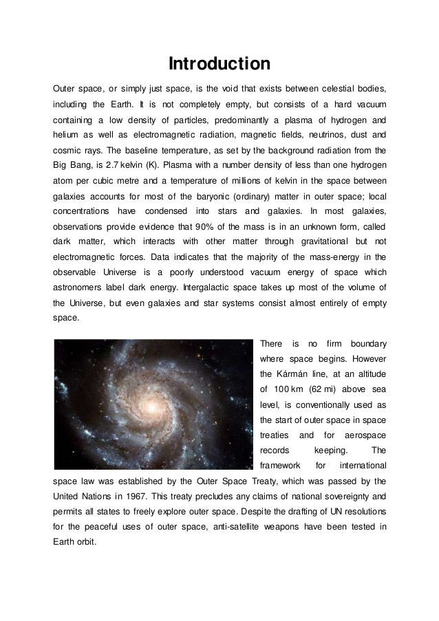 Newest developments in outer space July '15 - August '15