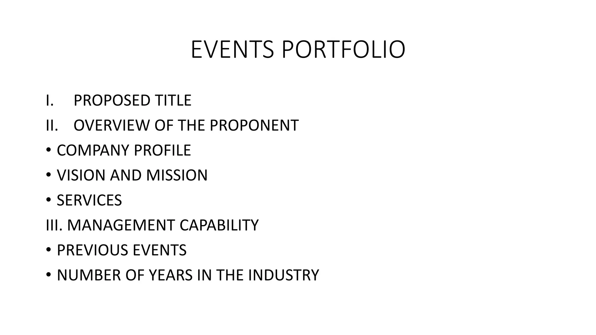 New events presentation | PPTX