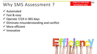 New evolution of assessment (sms) | PPT