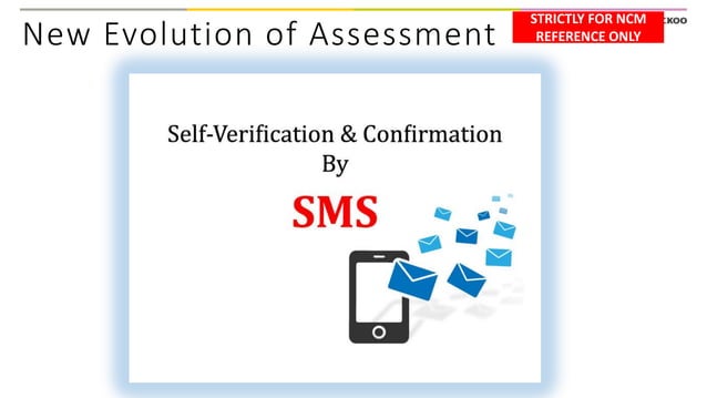 New evolution of assessment (sms) | PPT