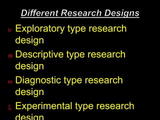 Exploratory Research Design Arun Joseph MLISc | PPTX | Science