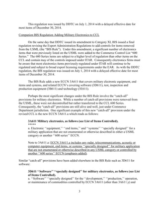 New Export Control Requirement For Electronics Manufacturers In Defense ...