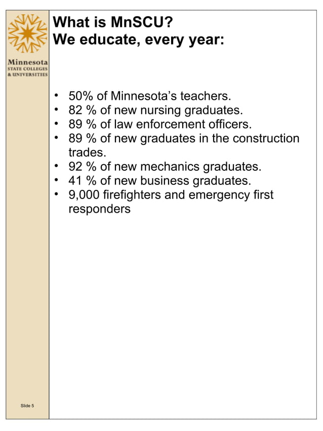 Welcome to MnSCU! New Faculty Orientation | PPT