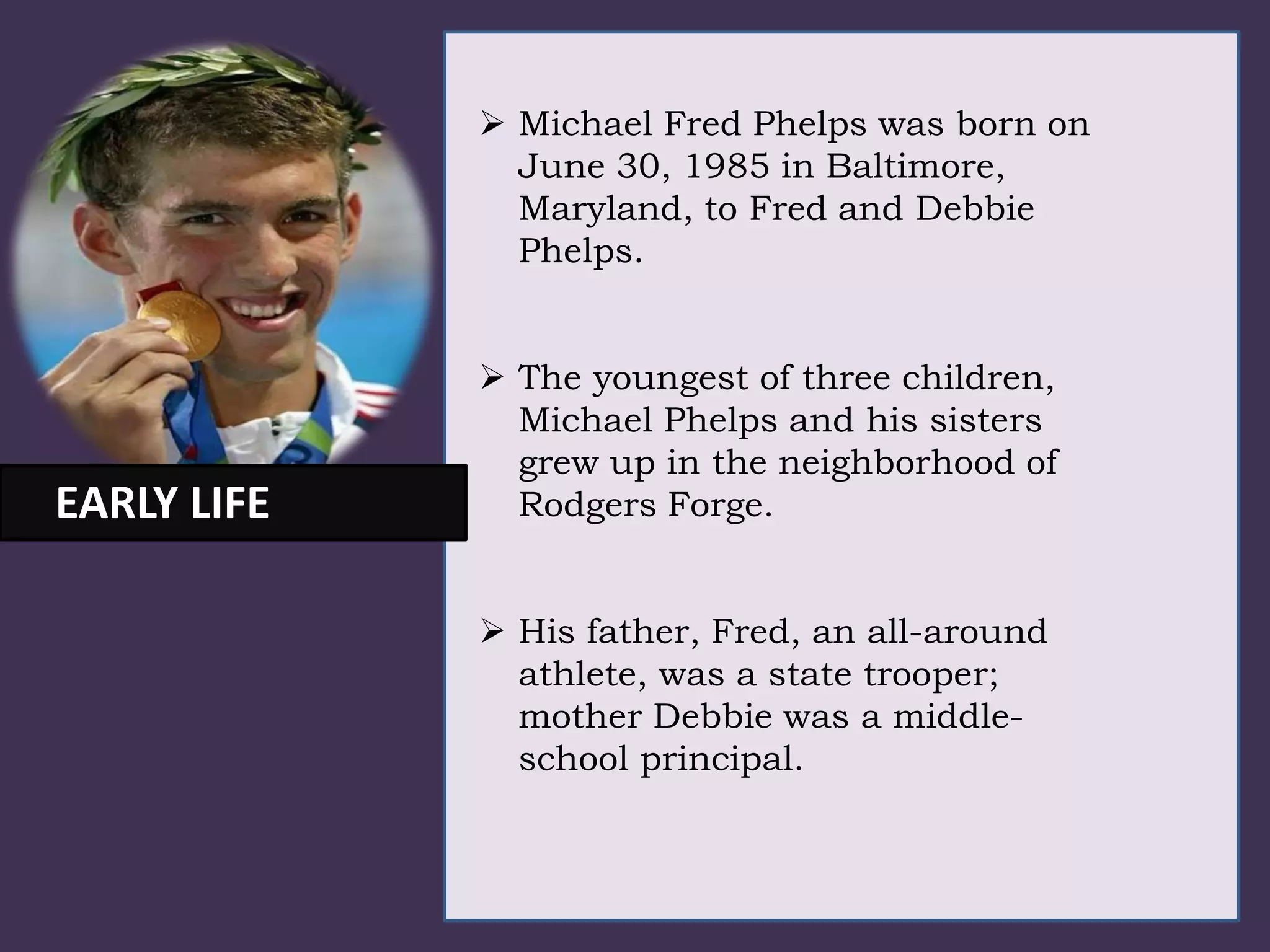 Most decorated Olympian-MICHAEL PHELPS | PPT