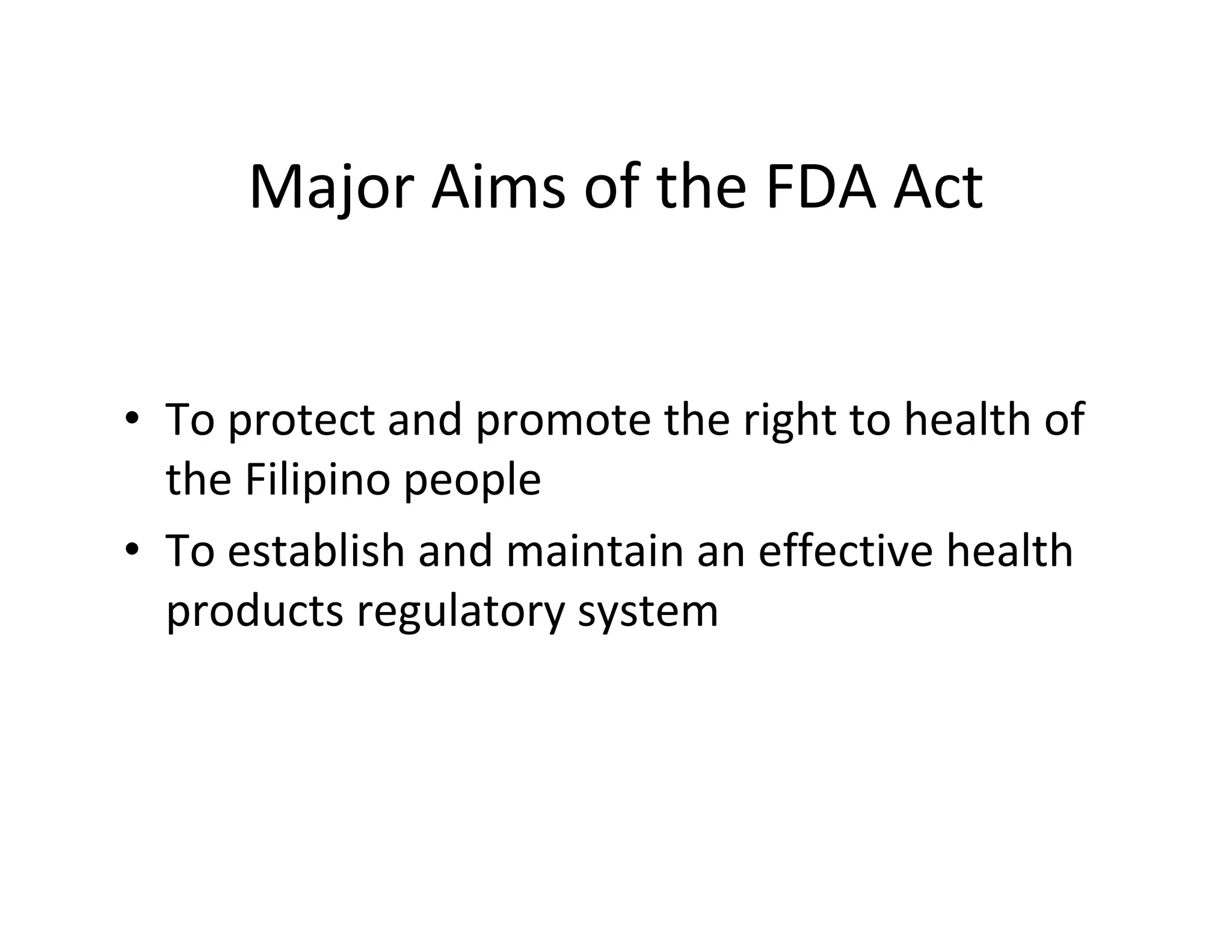 New FDA of the Philippines | PDF