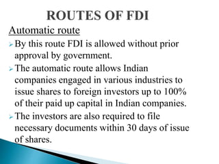 New FDI Policy | PPTX