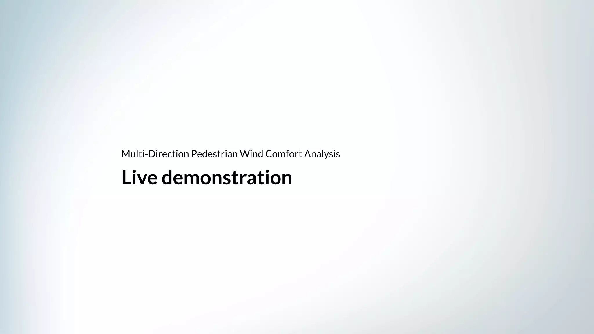Multi-Direction Pedestrian Wind Comfort Analysis | PDF