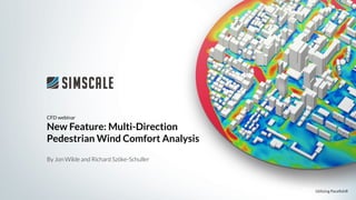 Multi-Direction Pedestrian Wind Comfort Analysis | PDF