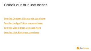 New features at GetAccept | PPT
