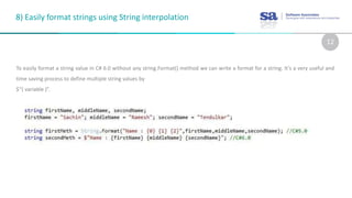 New features in C# 6 | PPTX