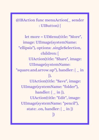 New Features in iOS 15 and Swift 5.5.pdf | Web Development | Internet