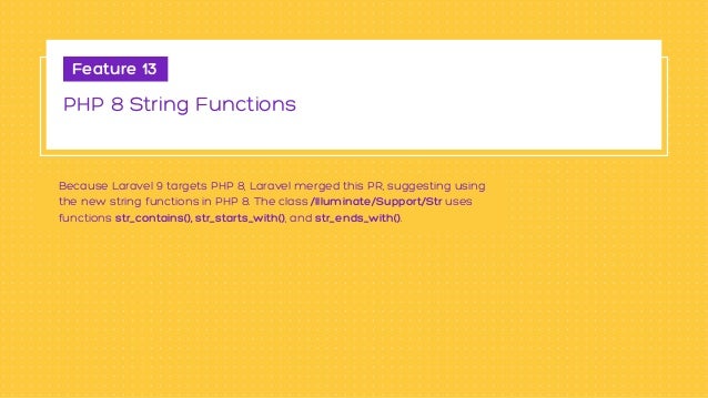 New features in laravel 9 what’s new in the latest major release | PPT