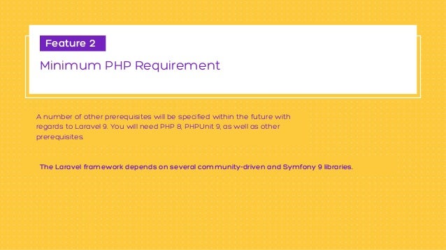 New features in laravel 9 what’s new in the latest major release | PPT