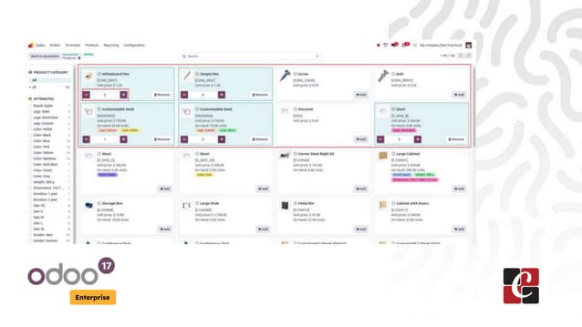 New Features In The Odoo 17 Sales Module Pptx Operating Systems Computer Software And